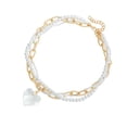 Elegant Crystal Heart Pendant Necklace Adjustable Braided Chain Vintage ...