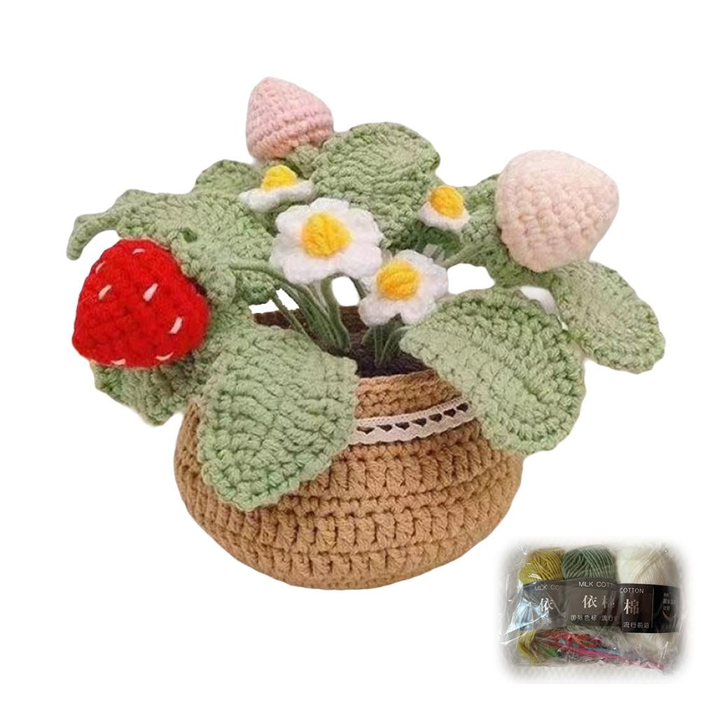 Elegant DIY Floral Kit - Create Your Own Mini Bouquets with Knitting ...