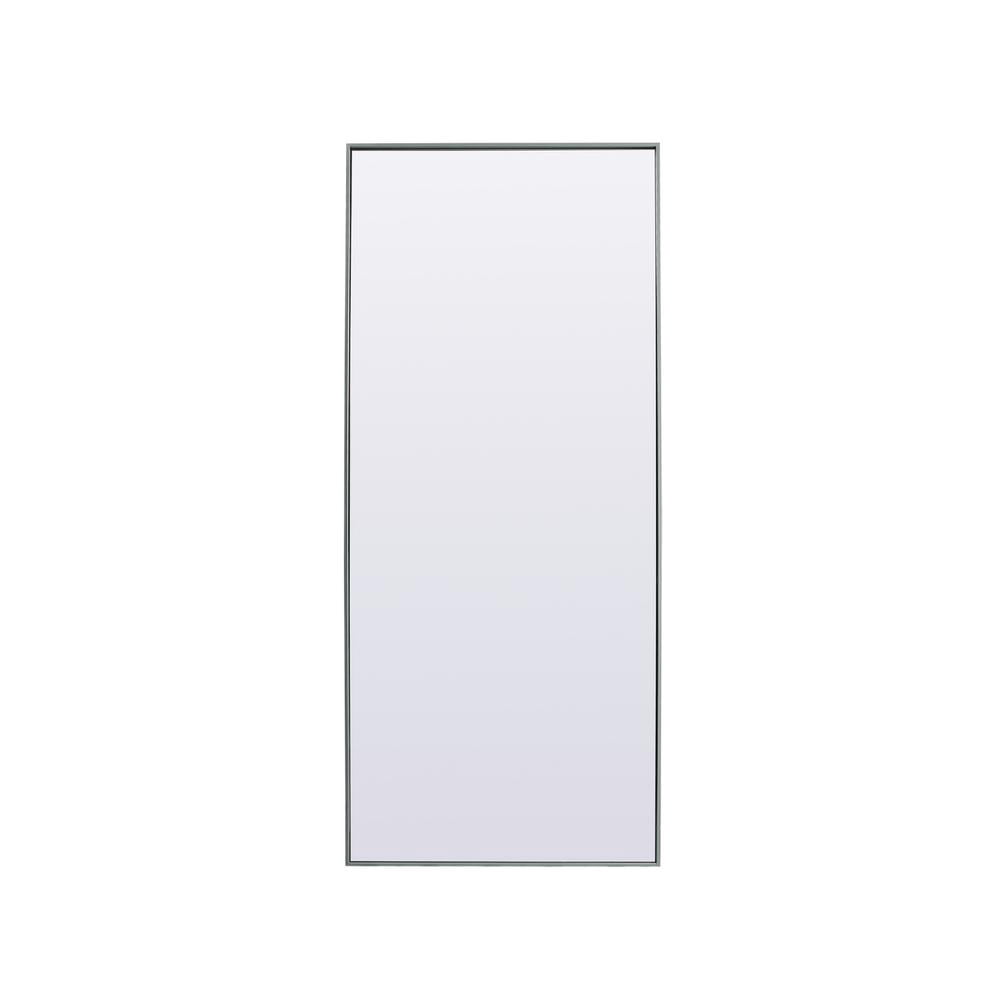 Elegant Decor Metal Frame Rectangle Full Length Mirror 30x72 Inch in ...