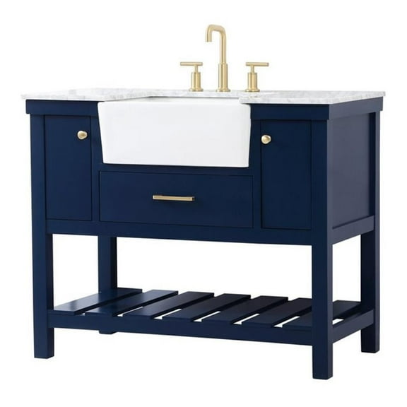 Design Element Valentino 54" Single Sink Vanity in White - Walmart.com