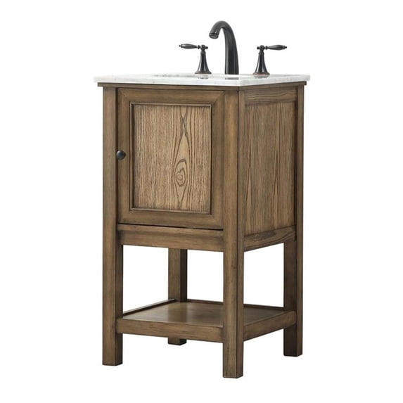 19 inch single bathroom vanity in driftwood - Walmart.com