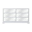 Elegant Decor Contempo 6 Drawer Contemporary Mirrored Dresser in ...