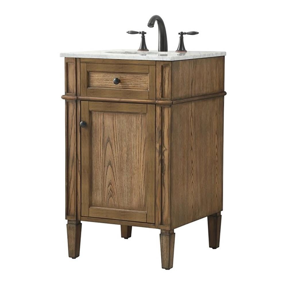 21 inch single bathroom vanity in driftwood - Walmart.com