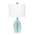Elegant Designs Ellipse Transparent Table Lamp, Clear Blue - Walmart.com