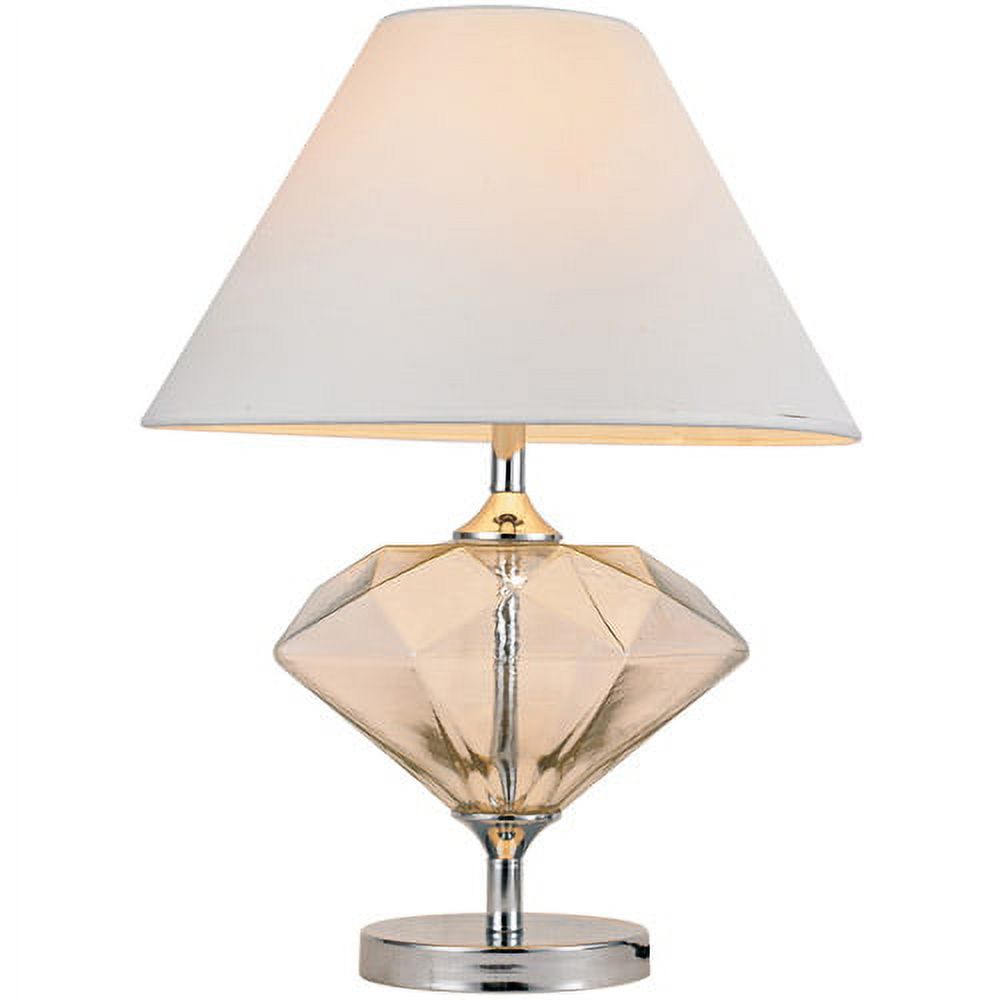 Elegant Designs Gemma Colored Glass Diamond Shaped Table Lamp - Walmart.com