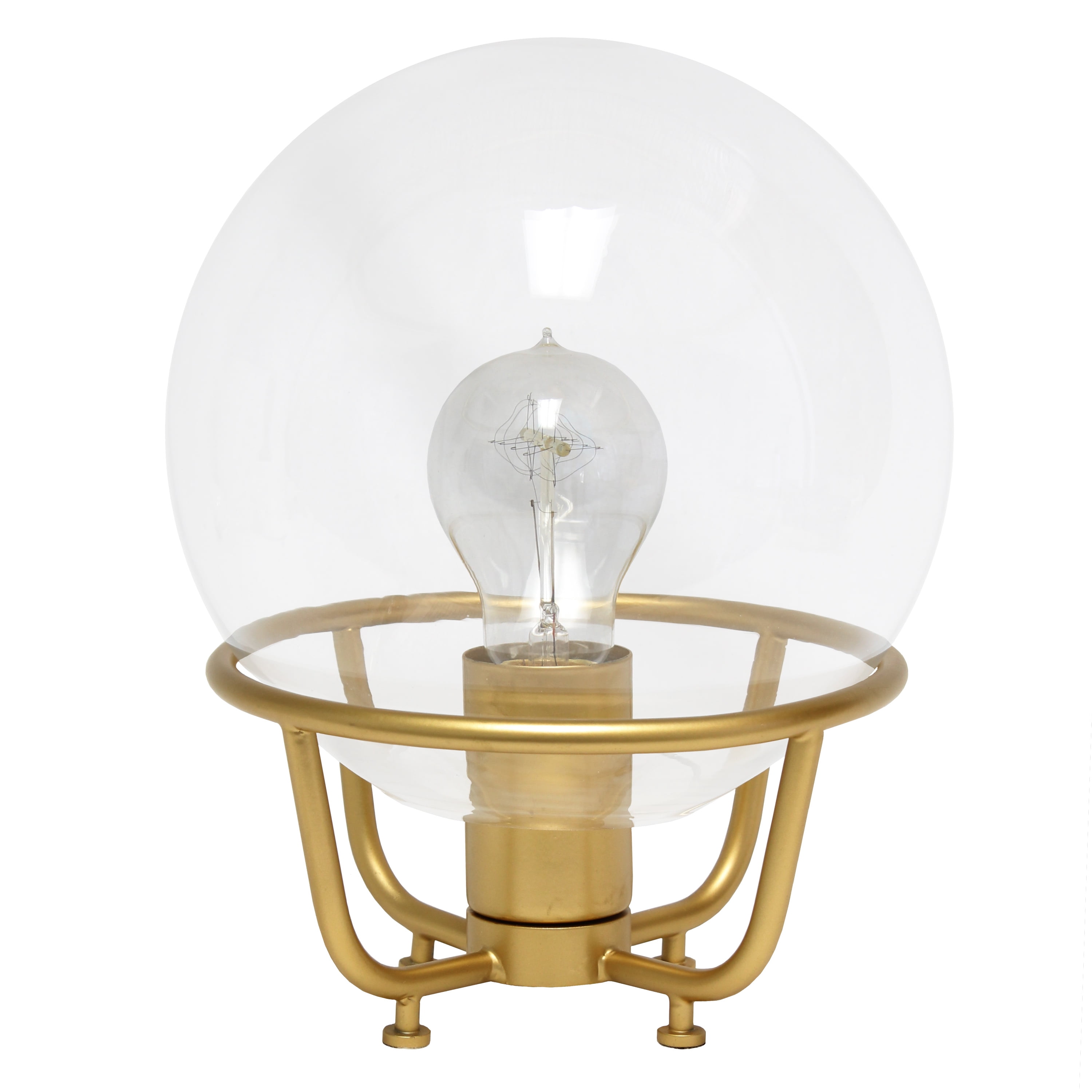 Elegant Designs Glass Crystal Ball Table Lamp - Walmart.com