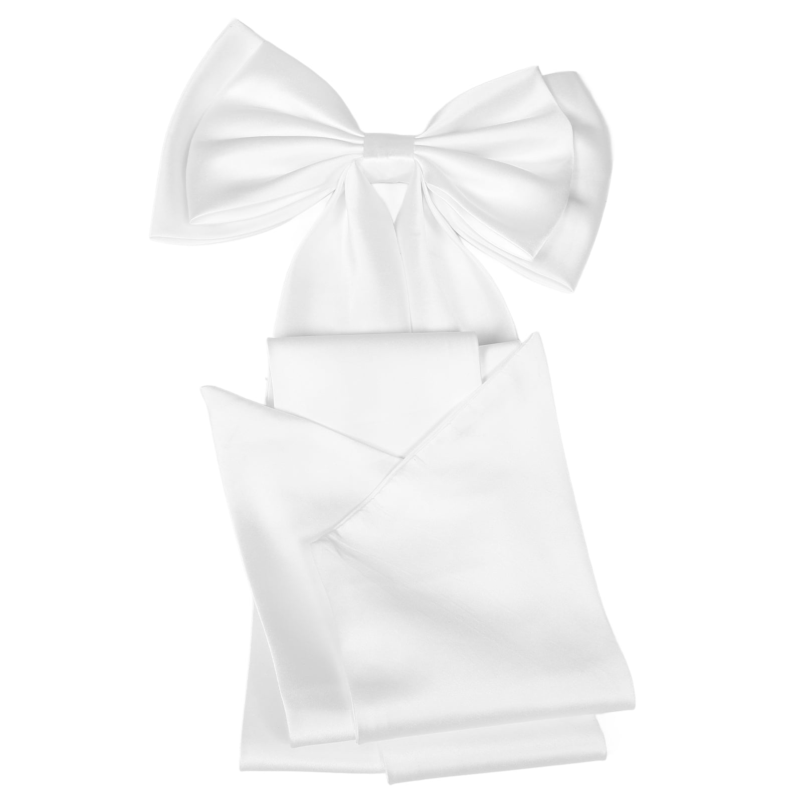 Elegant Detachable Satin Bow Train for Wedding Dress Removable Big Bow ...