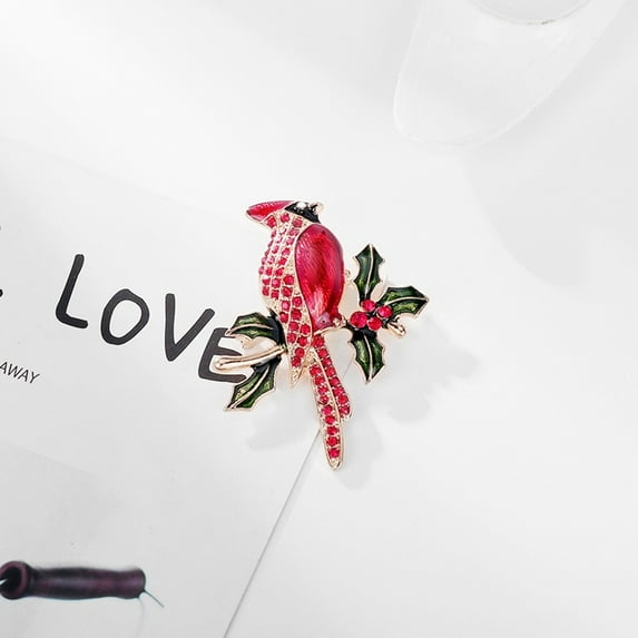 Elegant Diamond Bird Brooch Personalized Animal Jewelry Corsage Pin for ...