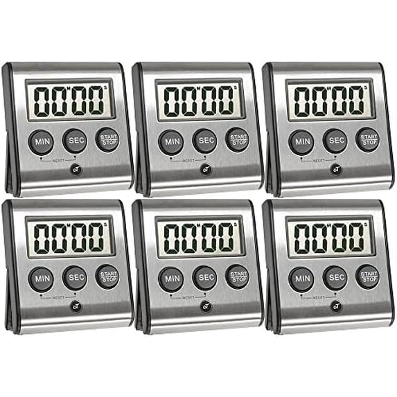 Elegant Digital Kitchen Timer - Stainless Steel Model eT-23, Super ...