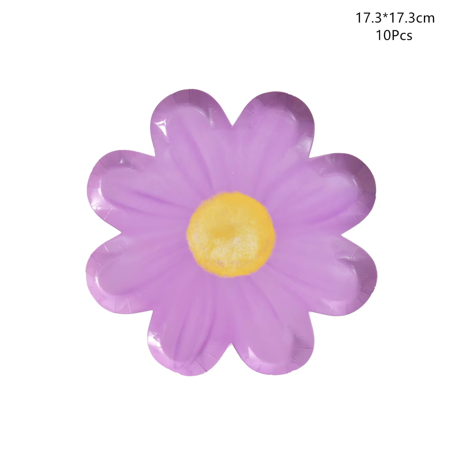 Elegant Disposable Paper Flower Meal Plates for Picnics Birthday ...