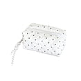Elegant Dot Print Makeup Bag Quilted Bag With Spacious Interior And ...