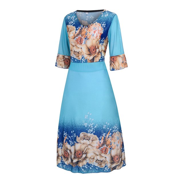 Elegant Dresses For Women Wedding Guest Sexy V Neck Short Sleeve High