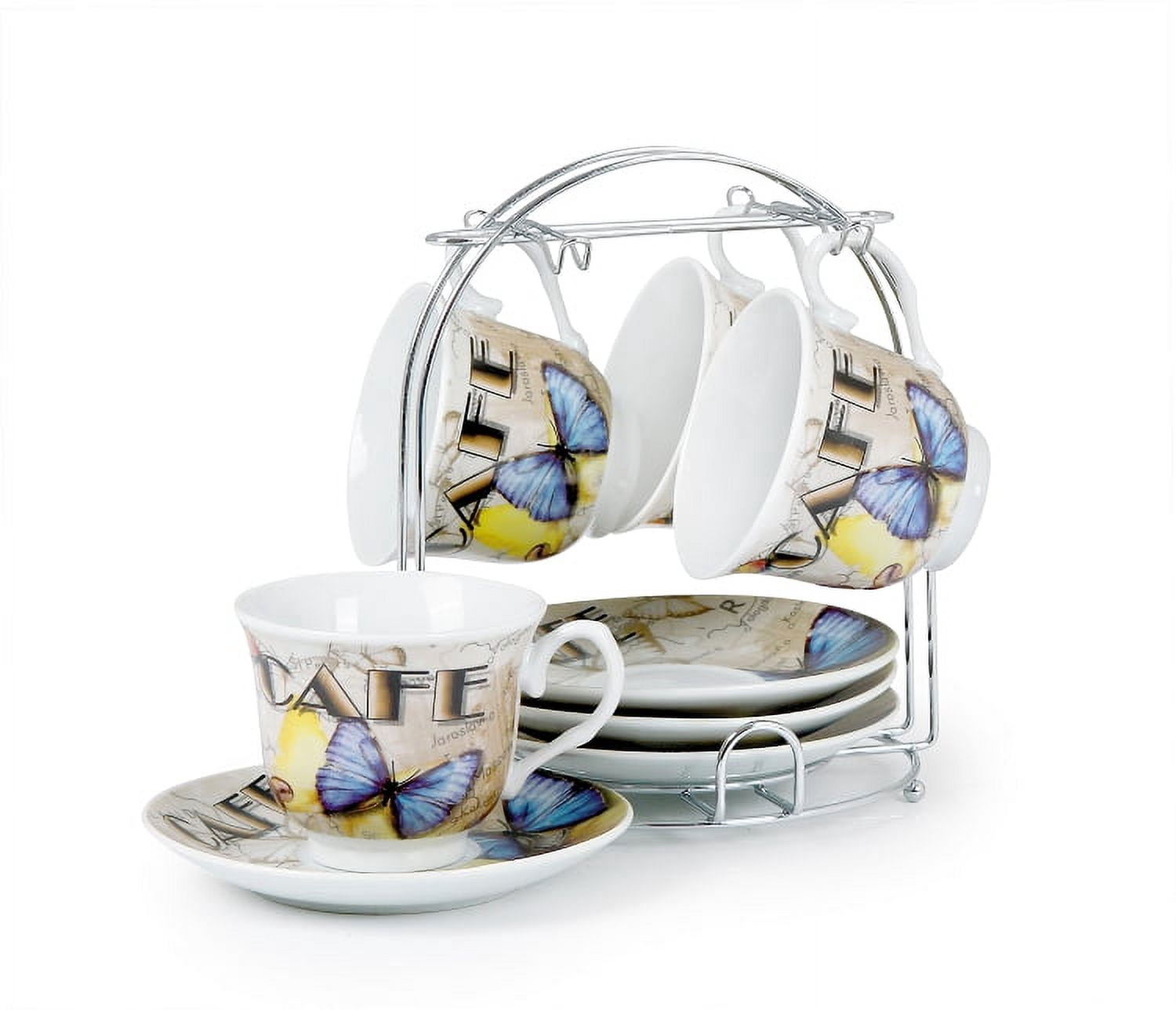 Elegant Durable and Colorful Porcelain Tea Cup and Saucer Set with ...