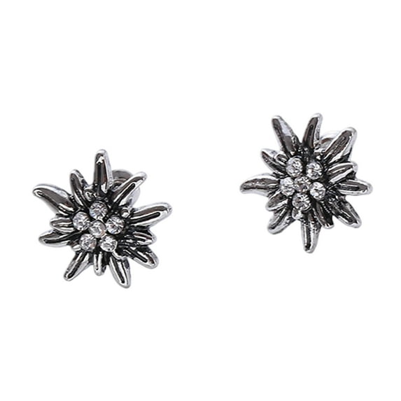 Elegant Edelweiss Earrings Fashion Ear Jewelry Alloy Texture Trendy ...