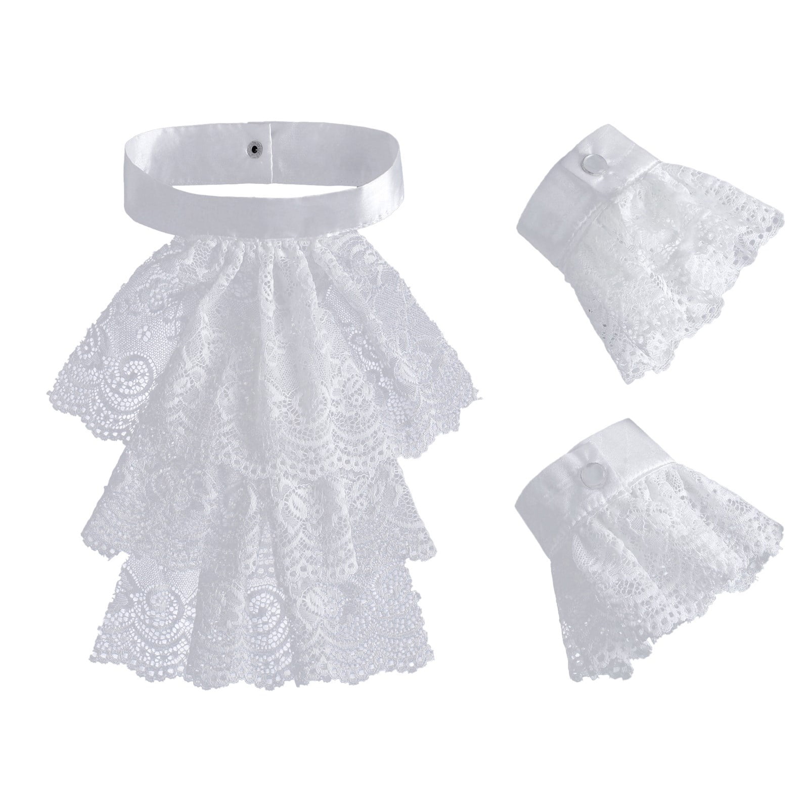 Elegant Elizabethan Neck Ruff Light weight Collar Medieval Costume ...