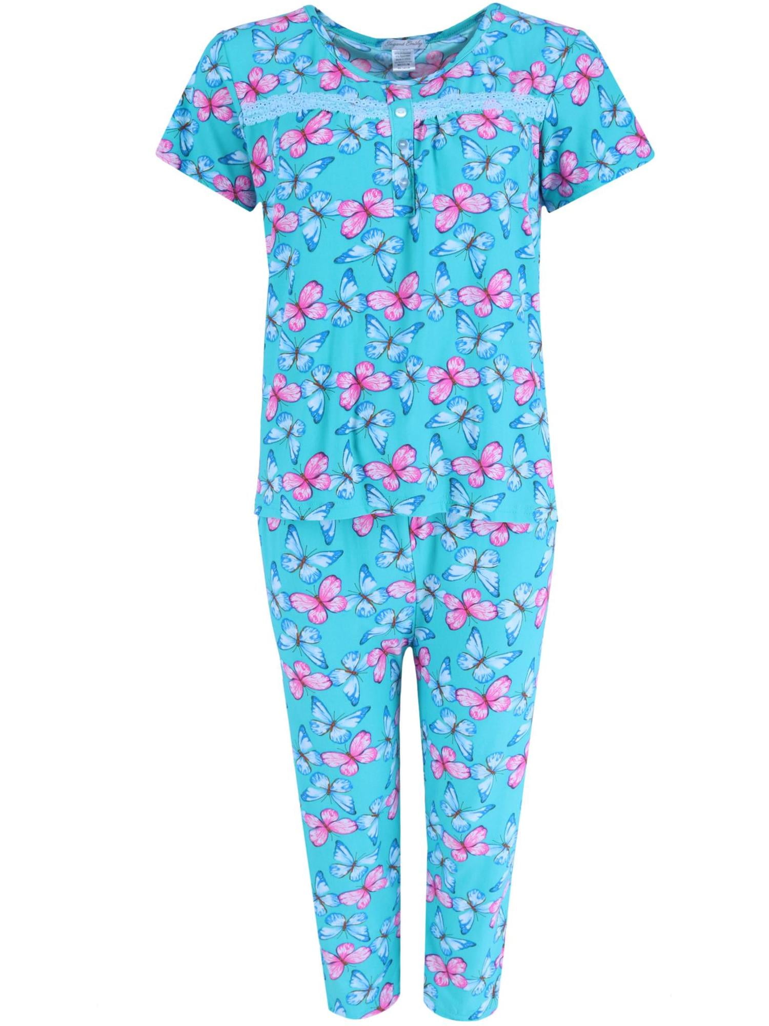 Elegant Emily Butterfly Capri Set (Women) - Walmart.com