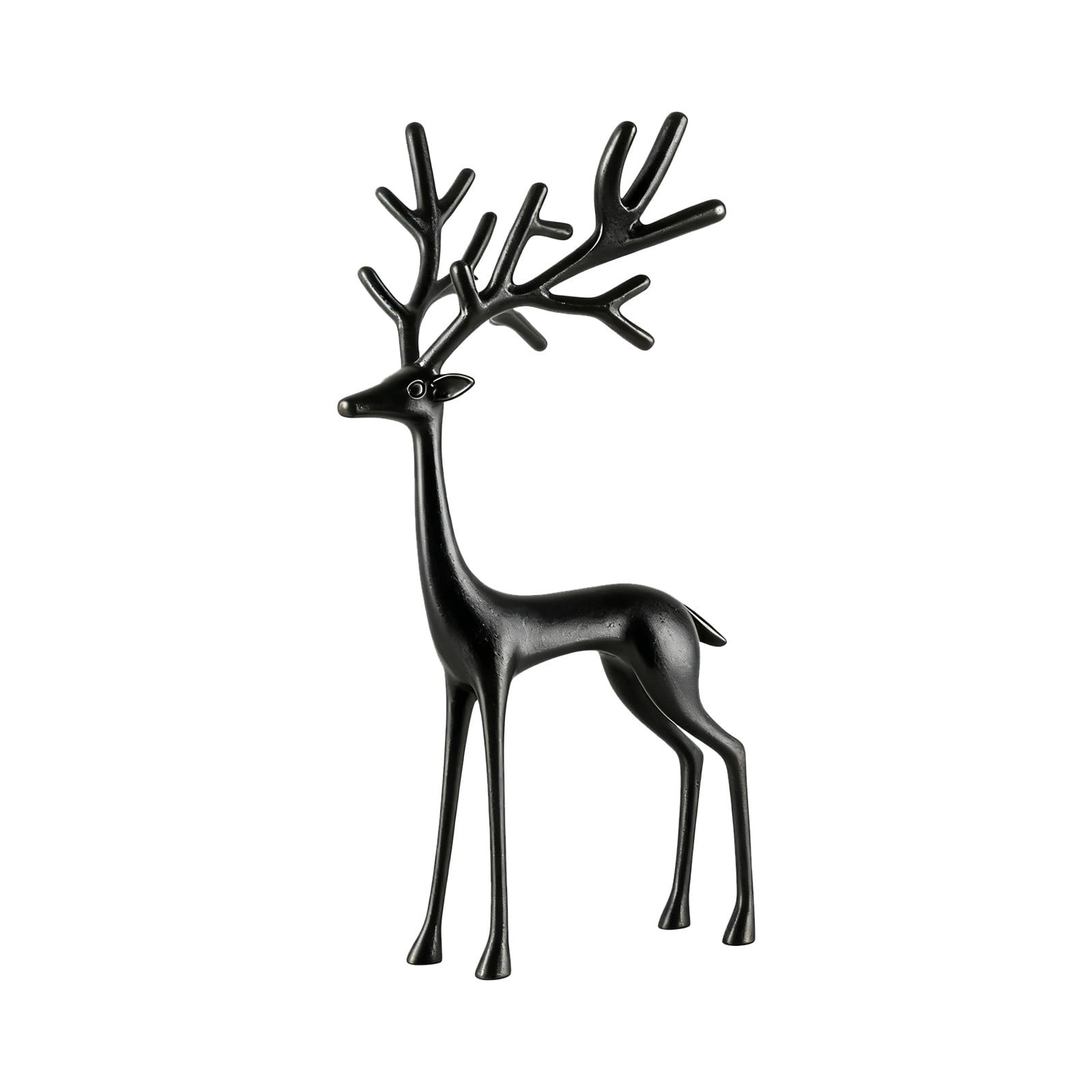 Elegant European-Style Imitation Metal Deer Statue for Entryway Decor ...