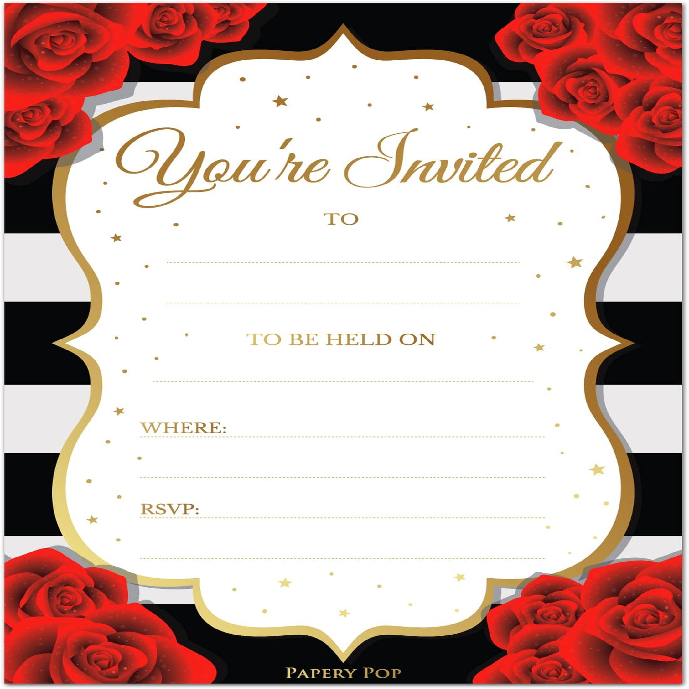 Party Invitations Amazon Warehouse Event Supplies
