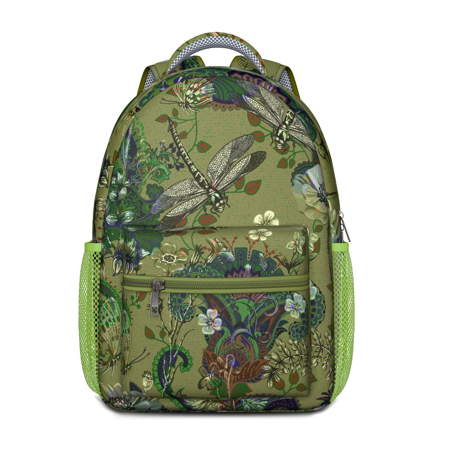 Elegant Exotic Paisley Backpack - Lightweight Waterproof School Bag ...