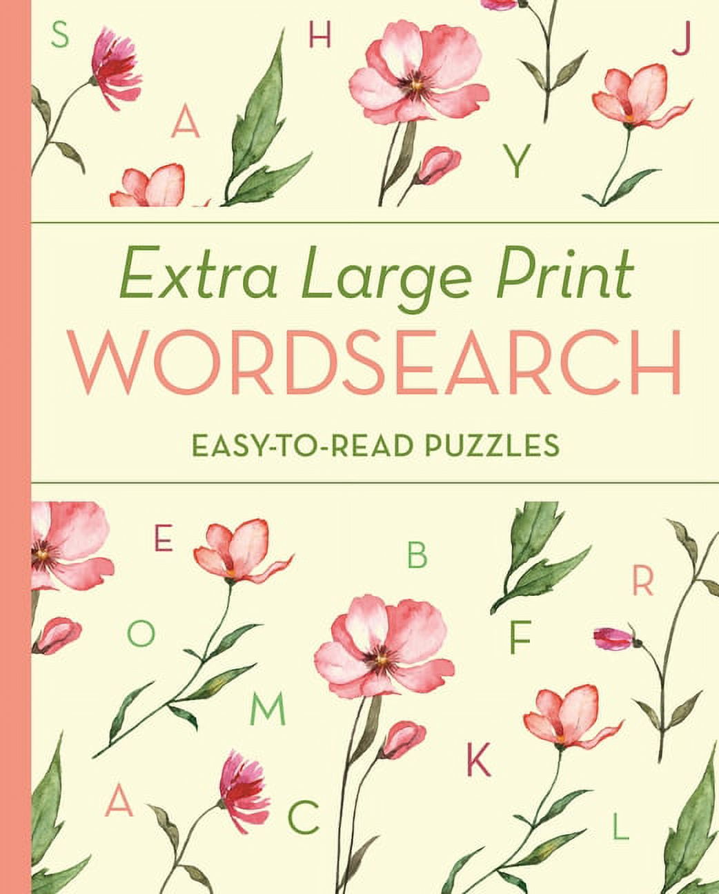 Elegant Extra Large Print Puzzles Extra Large Print Wordsearch: Easy-To ...