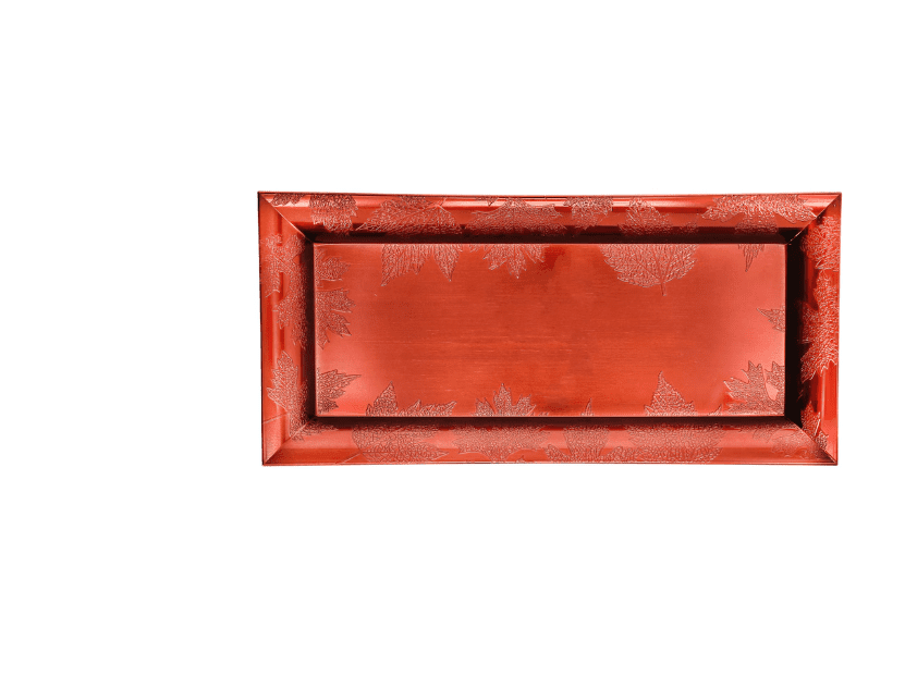 Elegant Fall Leaves Rectangular Charger Plate - Perfect for Dinner ...