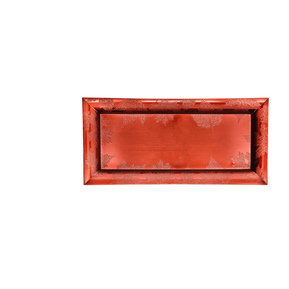 Elegant Fall Leaves Rectangular Charger Plate - Perfect for Dinner ...