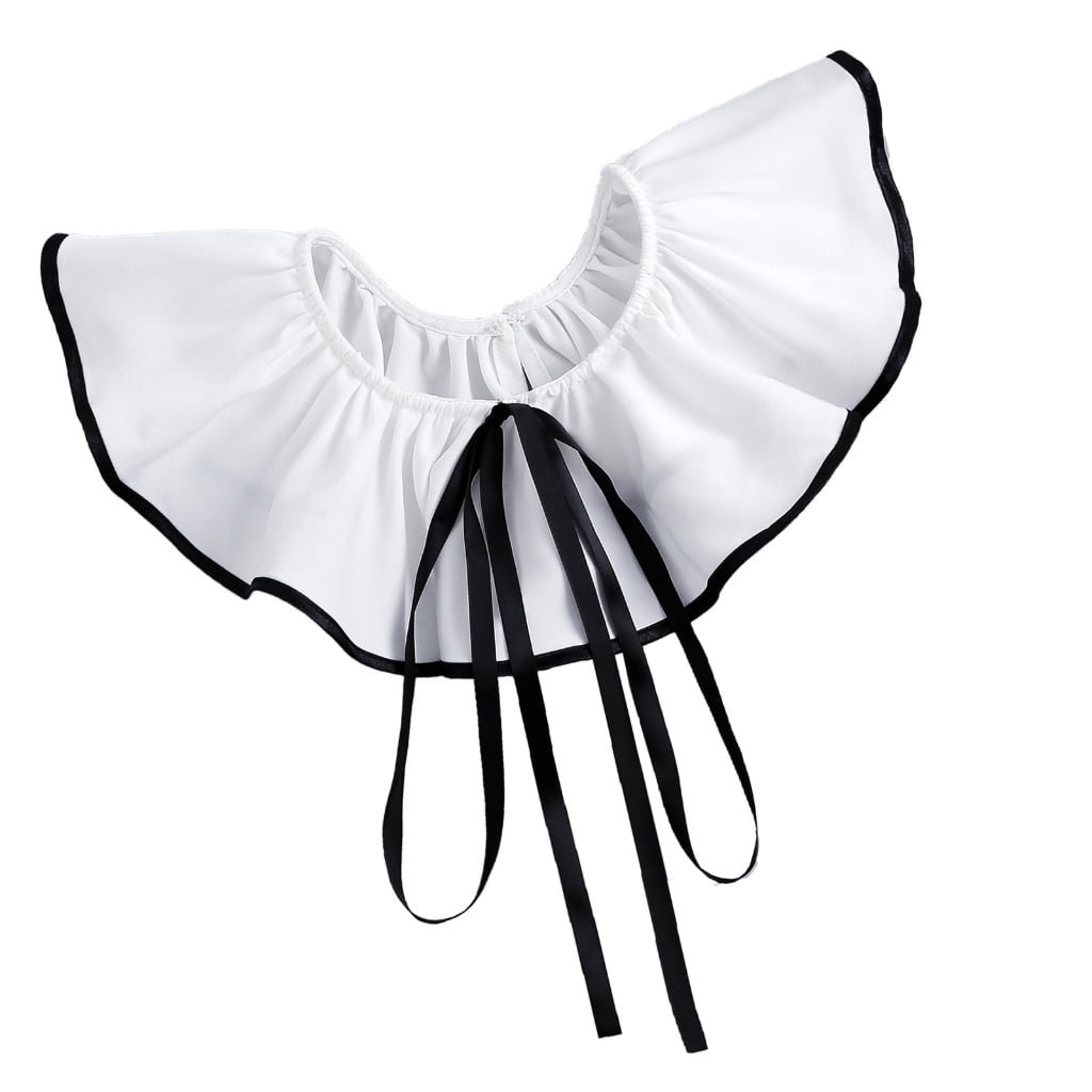 Elegant False Collar Neck Accessory Laceup Tied Decorative Collar with ...