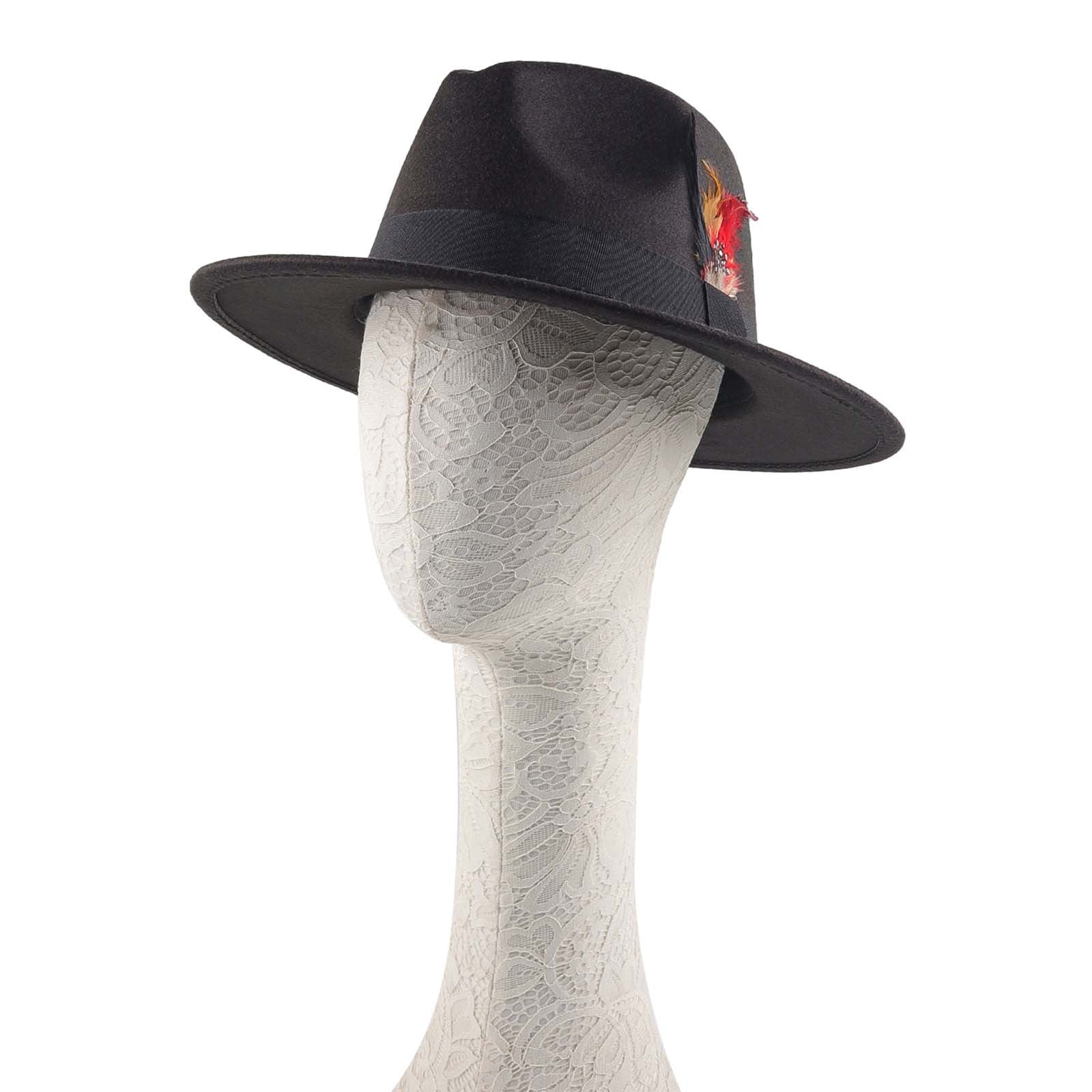 Elegant Feather Sun Hat With Wide Brim For Women For Daily Wear And ...