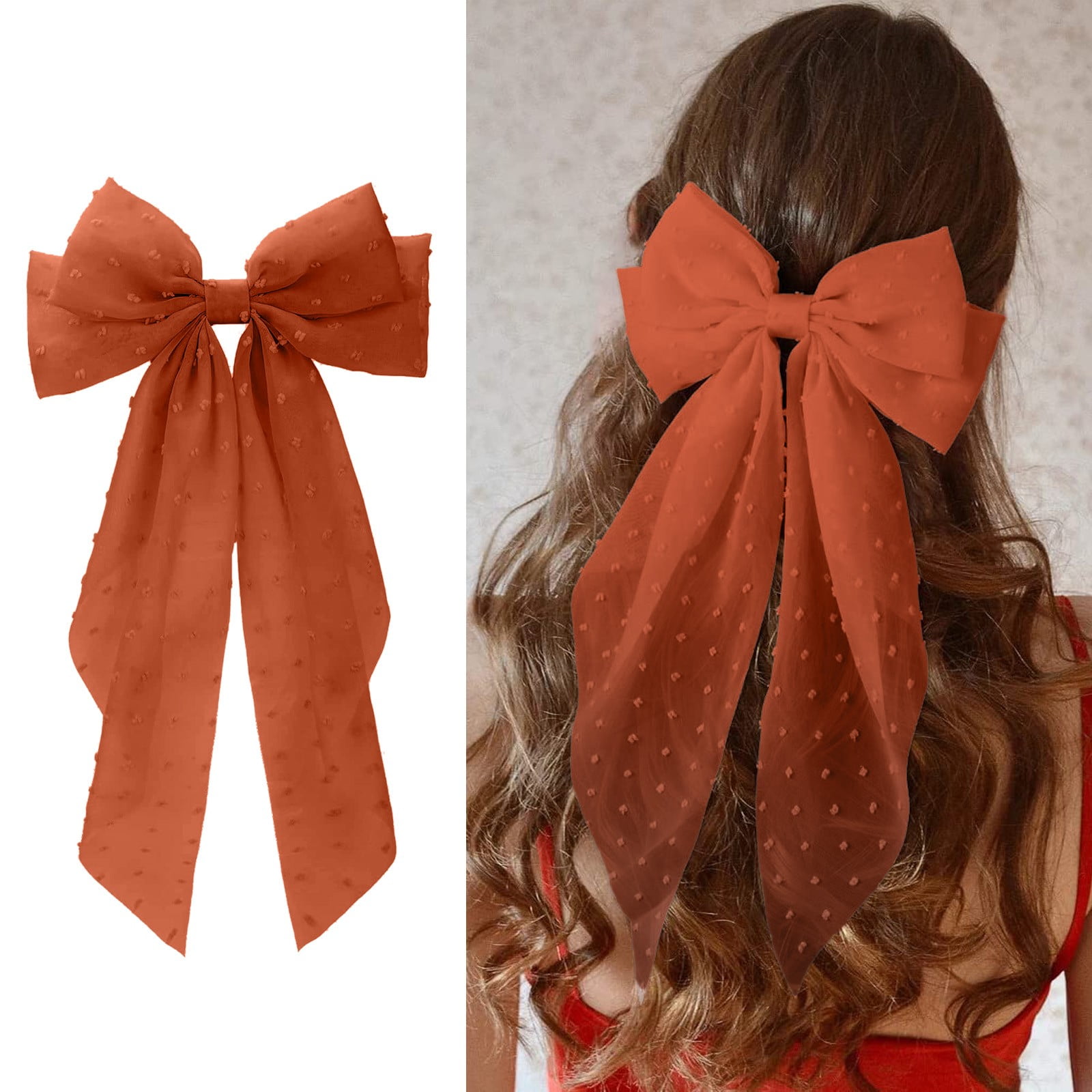 Elegant And Feminine: Long Tail French Knot Headband Satin Like Giant ...