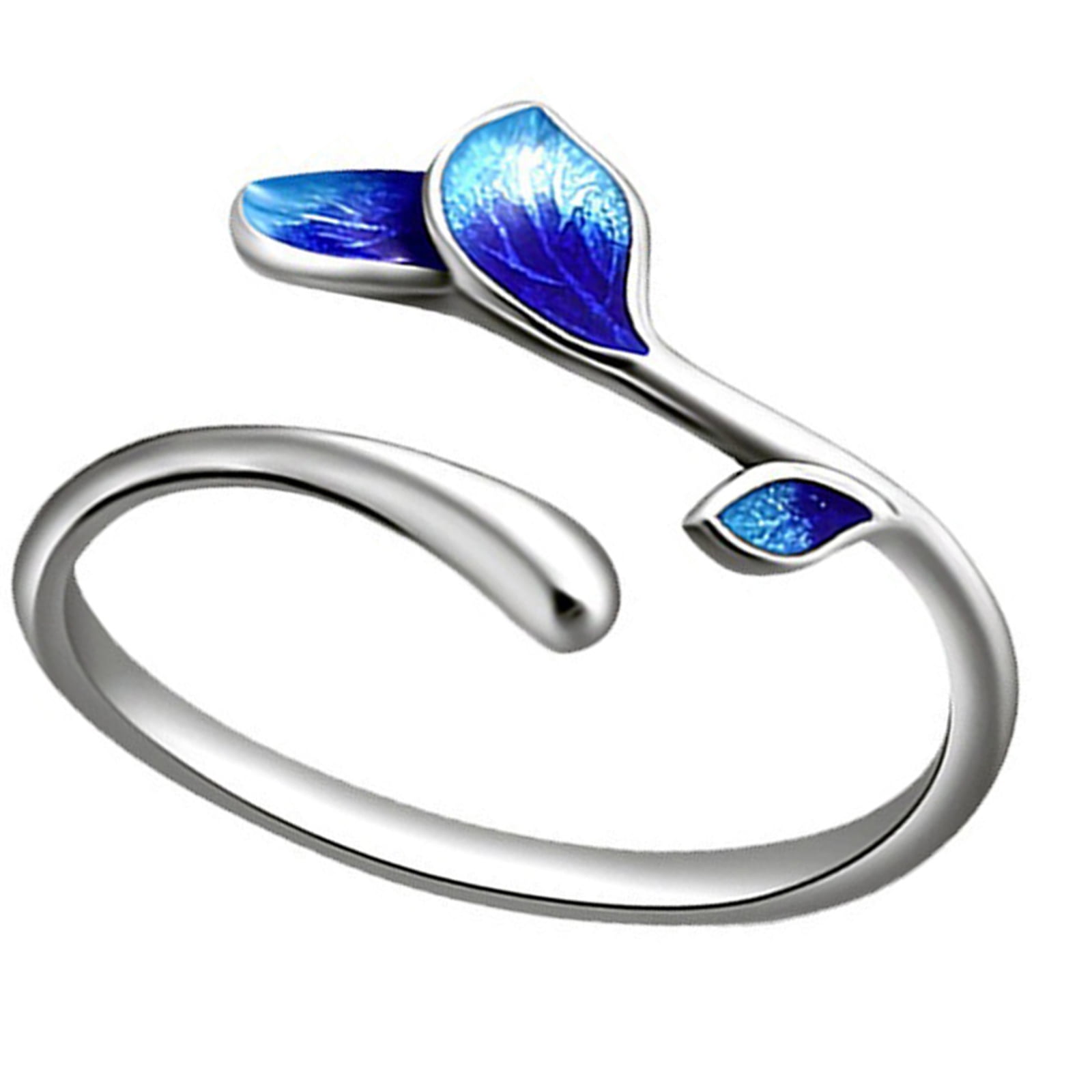 Elegant Finger Rings Party Accessories Tree Leaves Shape Weddings Rings ...