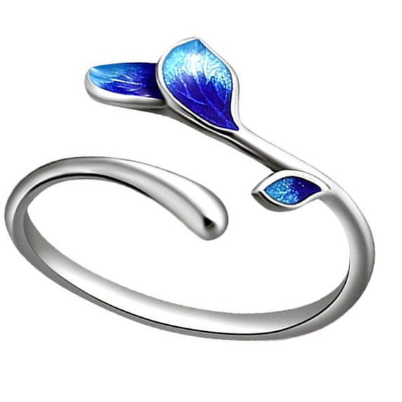 Elegant Finger Rings Party Accessories Tree Leaves Shape Weddings Rings ...