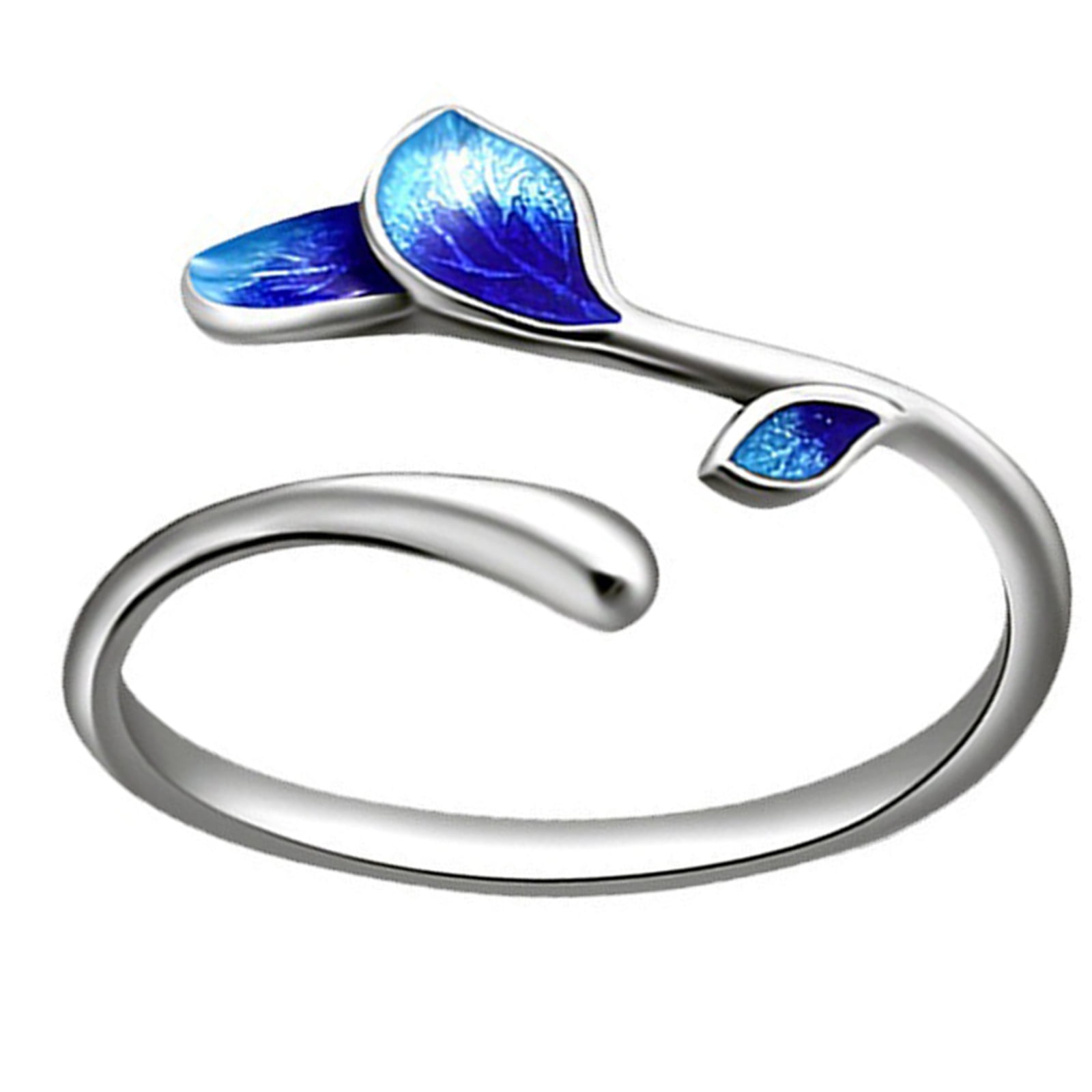 Elegant Finger Rings Party Accessories Tree Leaves Shape Weddings Rings ...