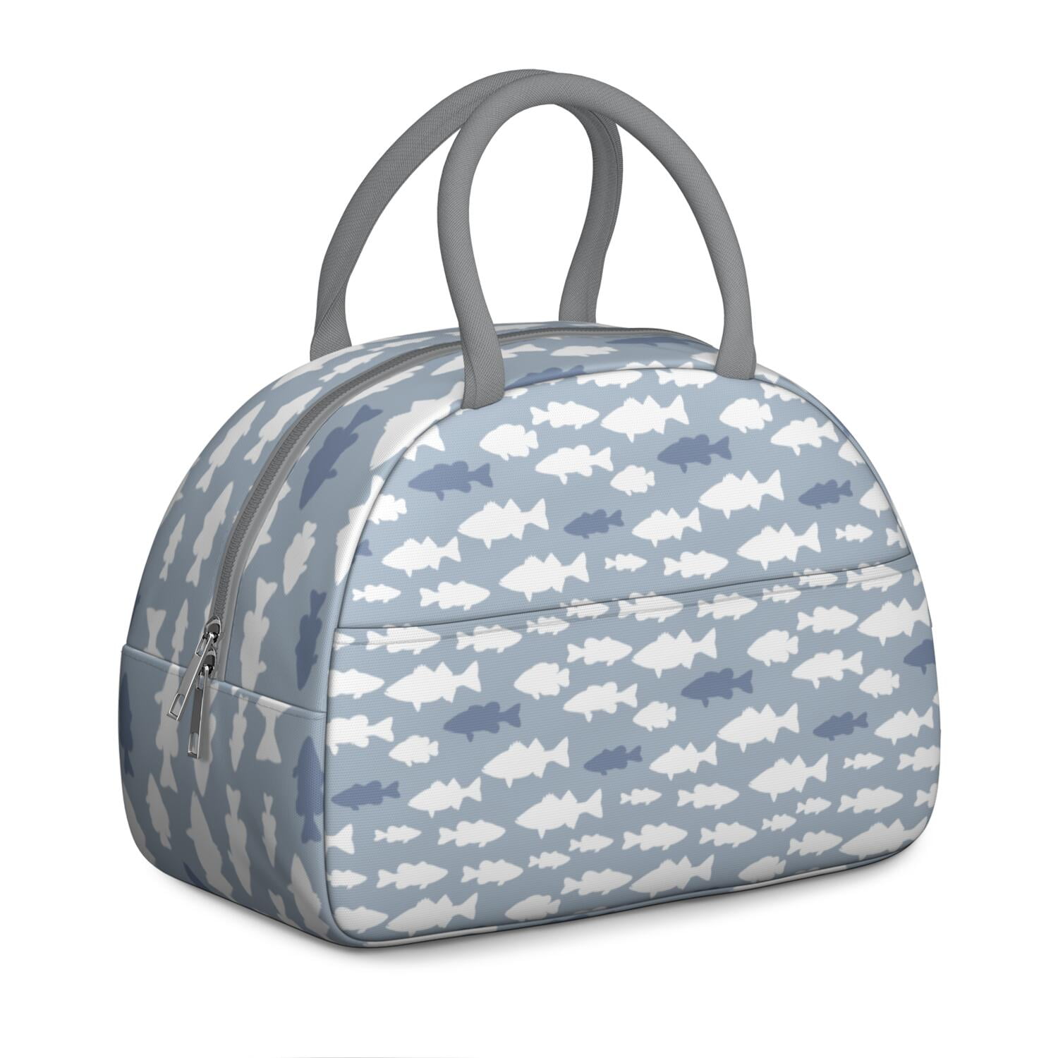 Elegant Fish Design Women's Lunch Box - Ocean Theme Insulated Reusable ...