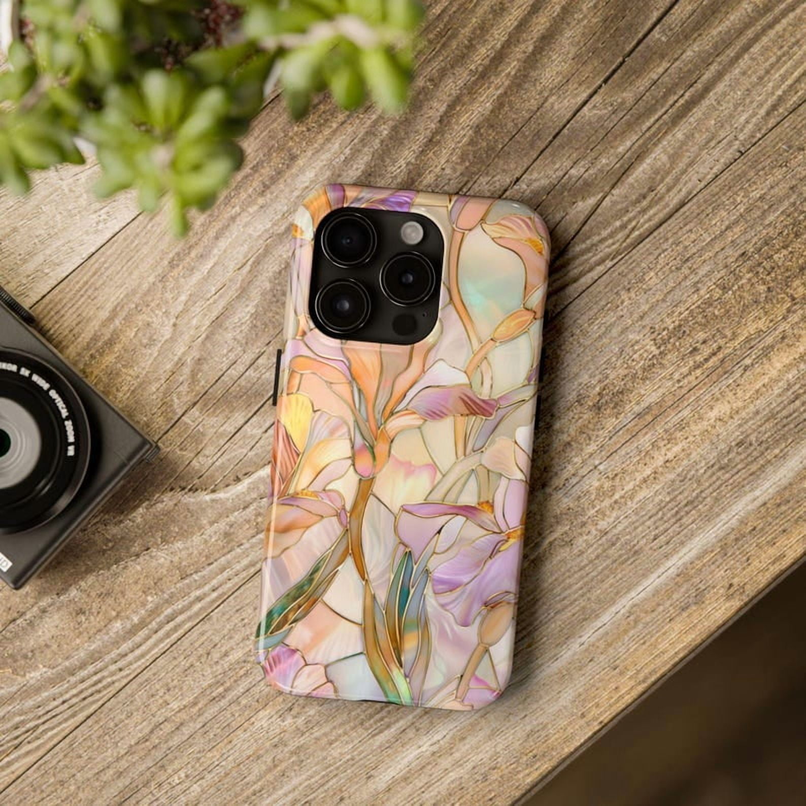 Elegant Floral Case Compatible with iPhone 11 through 16 Pro Max ...