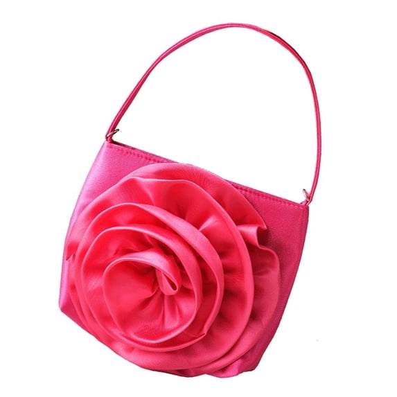 Elegant Floral Clutch Shoulder Bag Casual Flower Handbag with Chain ...