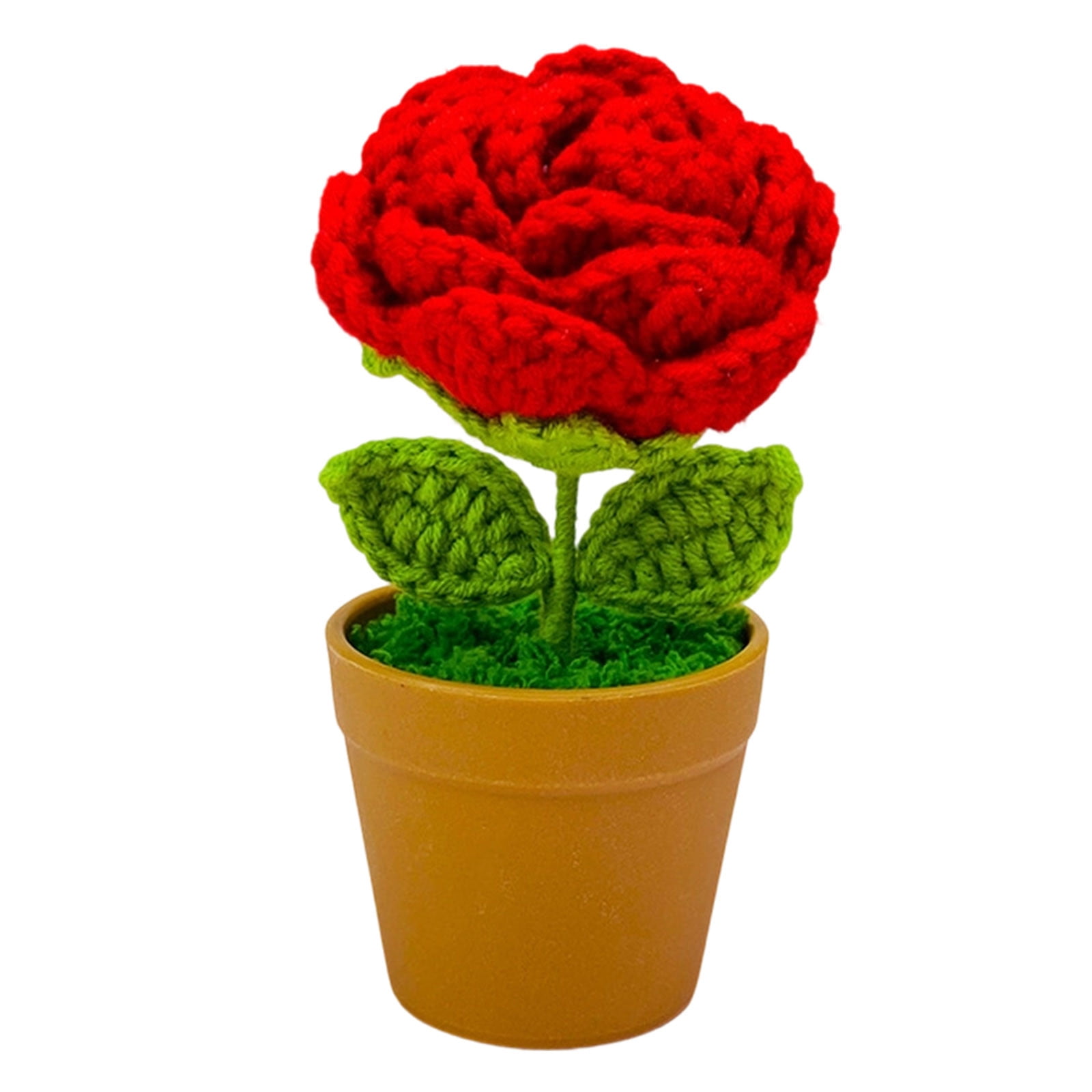 Elegant Floral Figurine For Home Realistic Ornament For Shelf Display ...