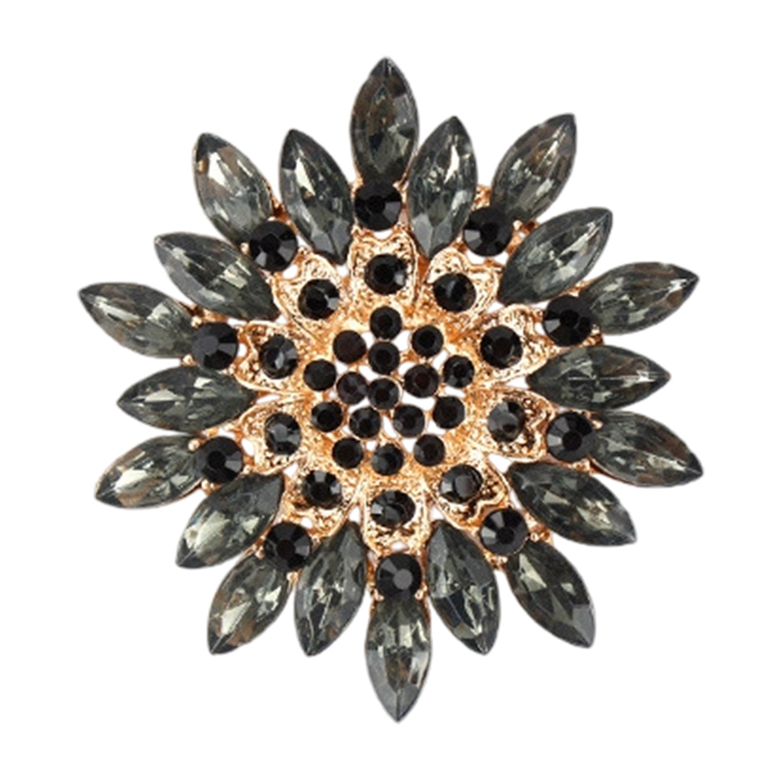 Elegant Flower Brooch For Women Stylish Acrylic Alloy Designs Multiple ...
