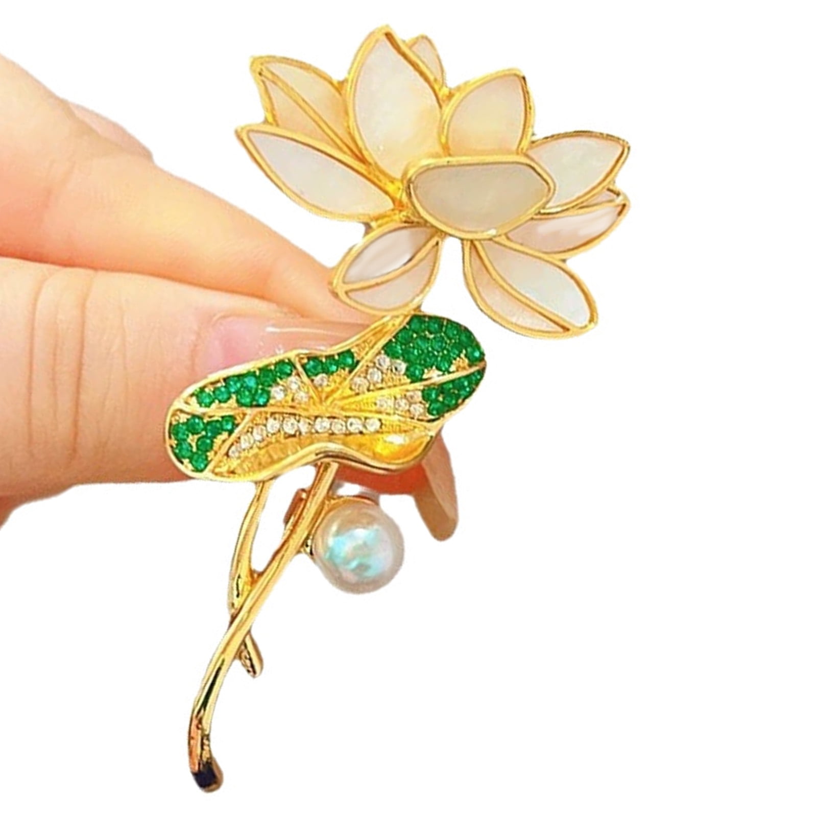 Elegant Flower Brooch Handcrafted Artwork Fashionable Pin Handmade ...