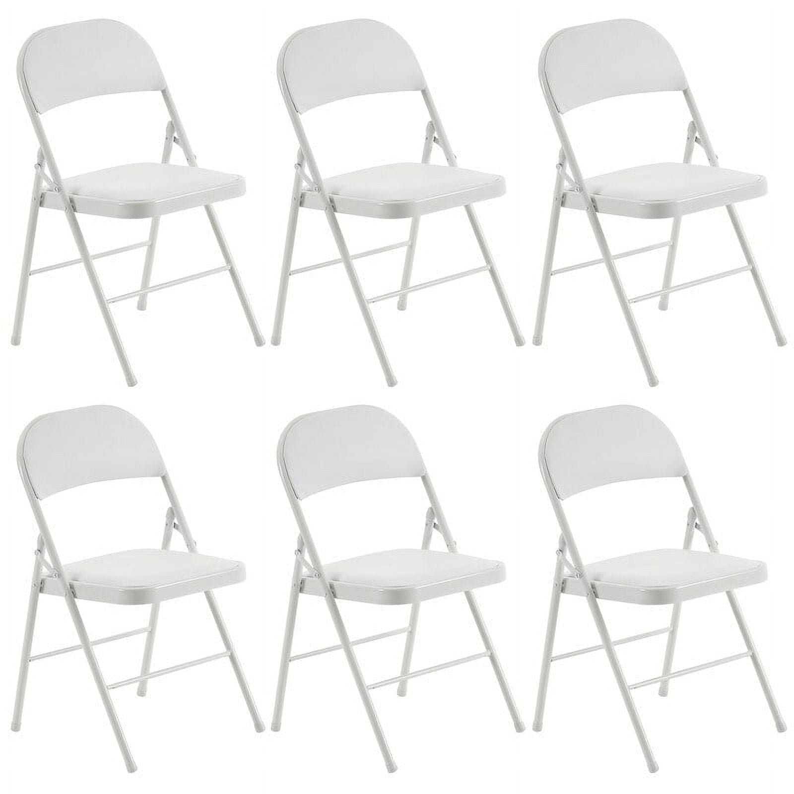 Elegant Foldable Iron & PVC Chairs for Convention & Exhibition White ...