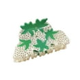 Elegant Fruit Styles Acrylic Hair Clip Sweet Strawberry Lychee Design ...