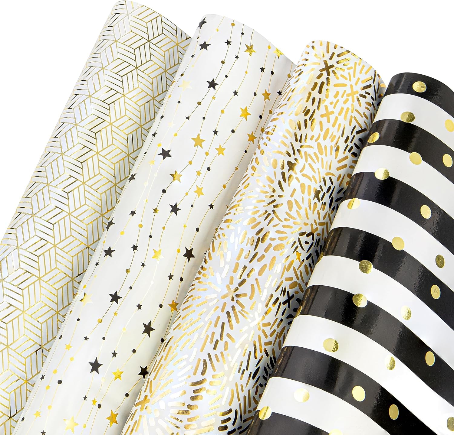 Elegant Gift Wrapping Paper Sheets - 14 Sheets of Fancy Wrap for Men or ...