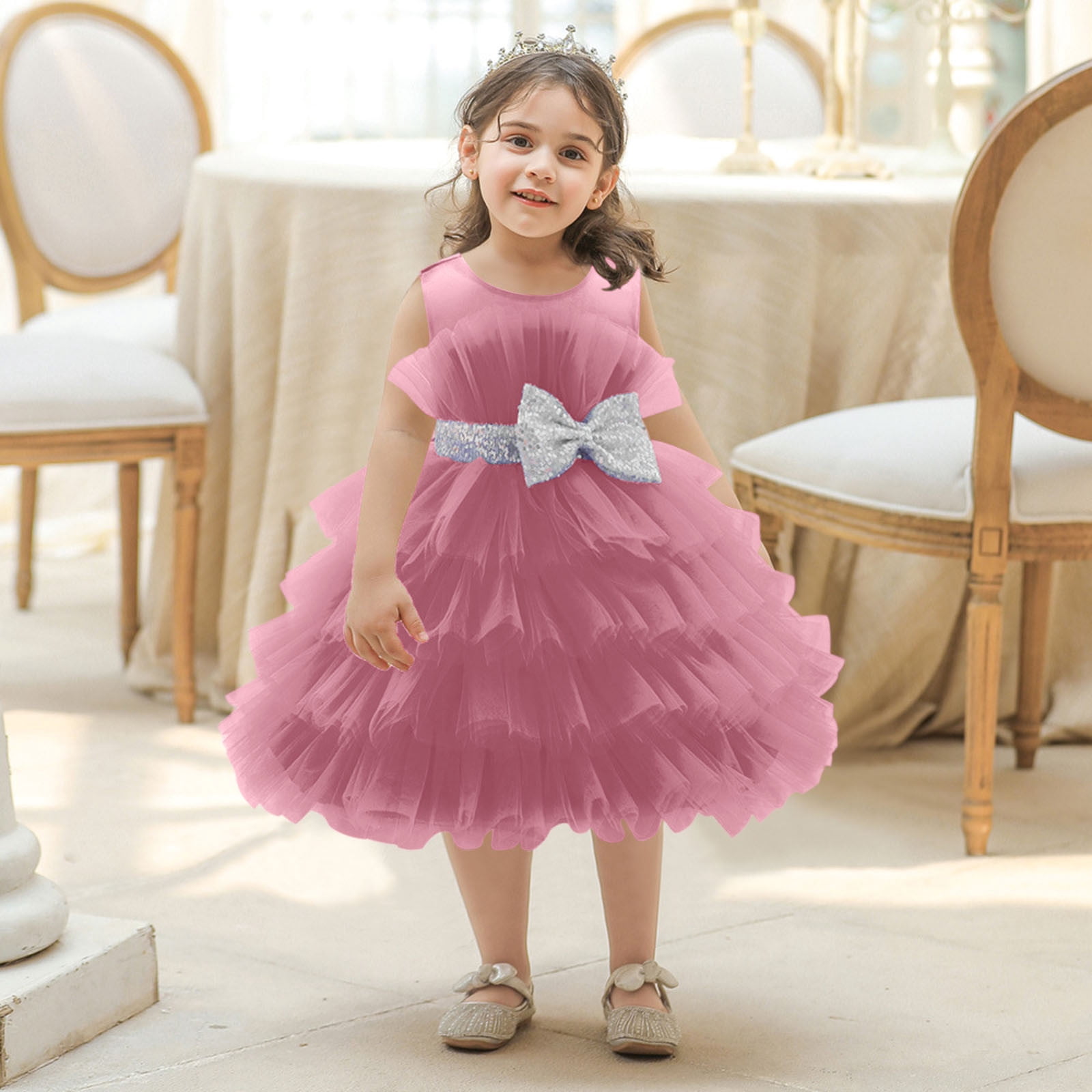 Elegant Girls Gown Party Dress for Birthday Celebrations Featuring ...