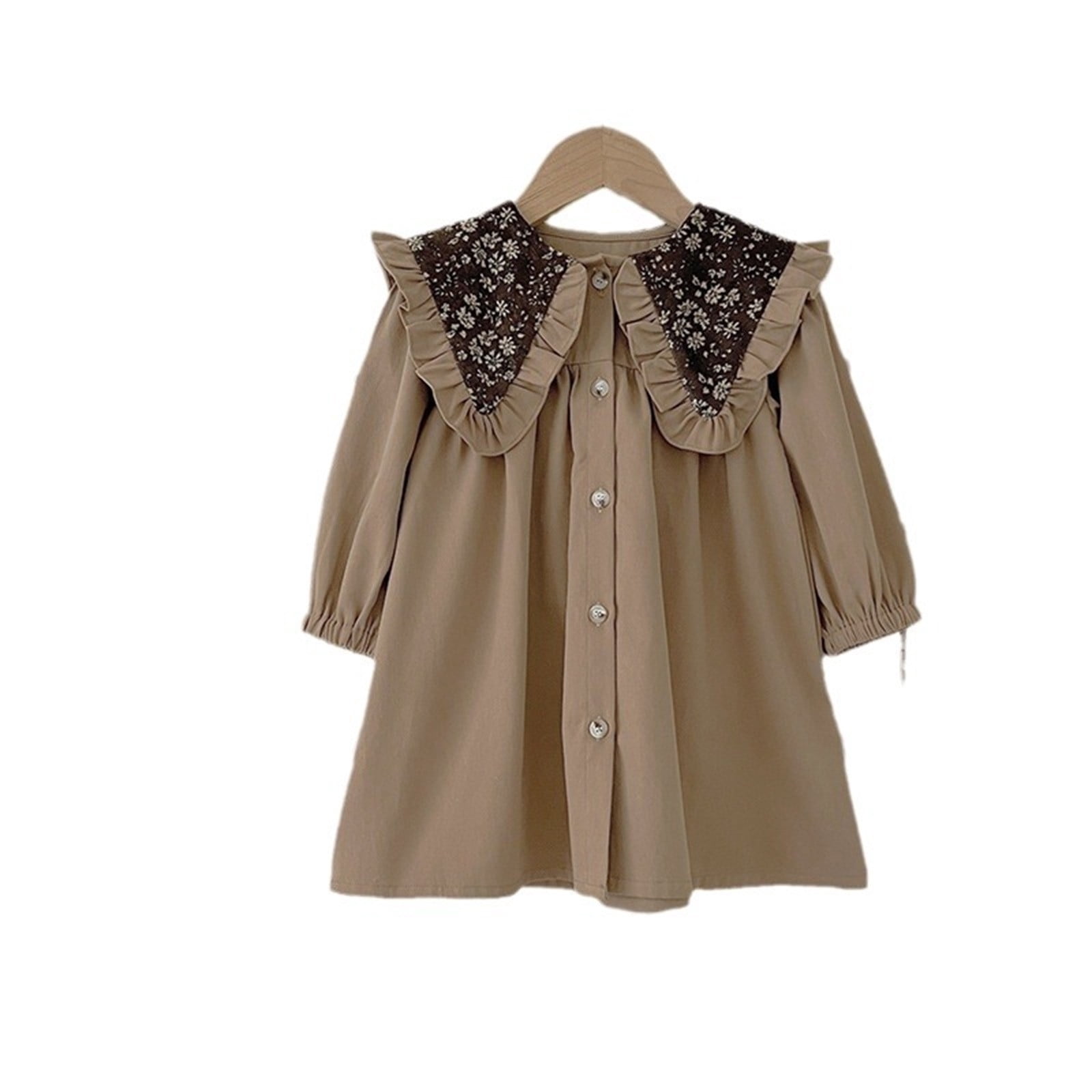 Elegant Girls Party Dress with Floral Lace Sleeves for Celebrations ...
