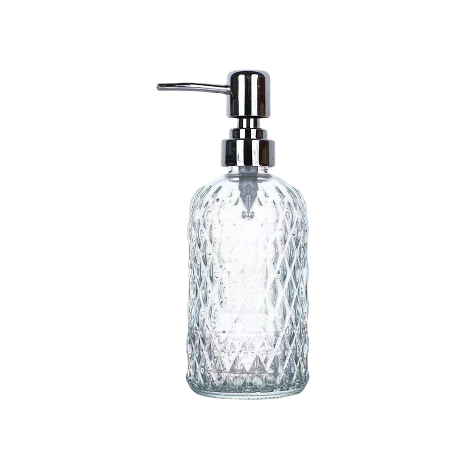Elegant Glass Foaming Soap Dispenser,450ml Refillable Bottle for Hand ...