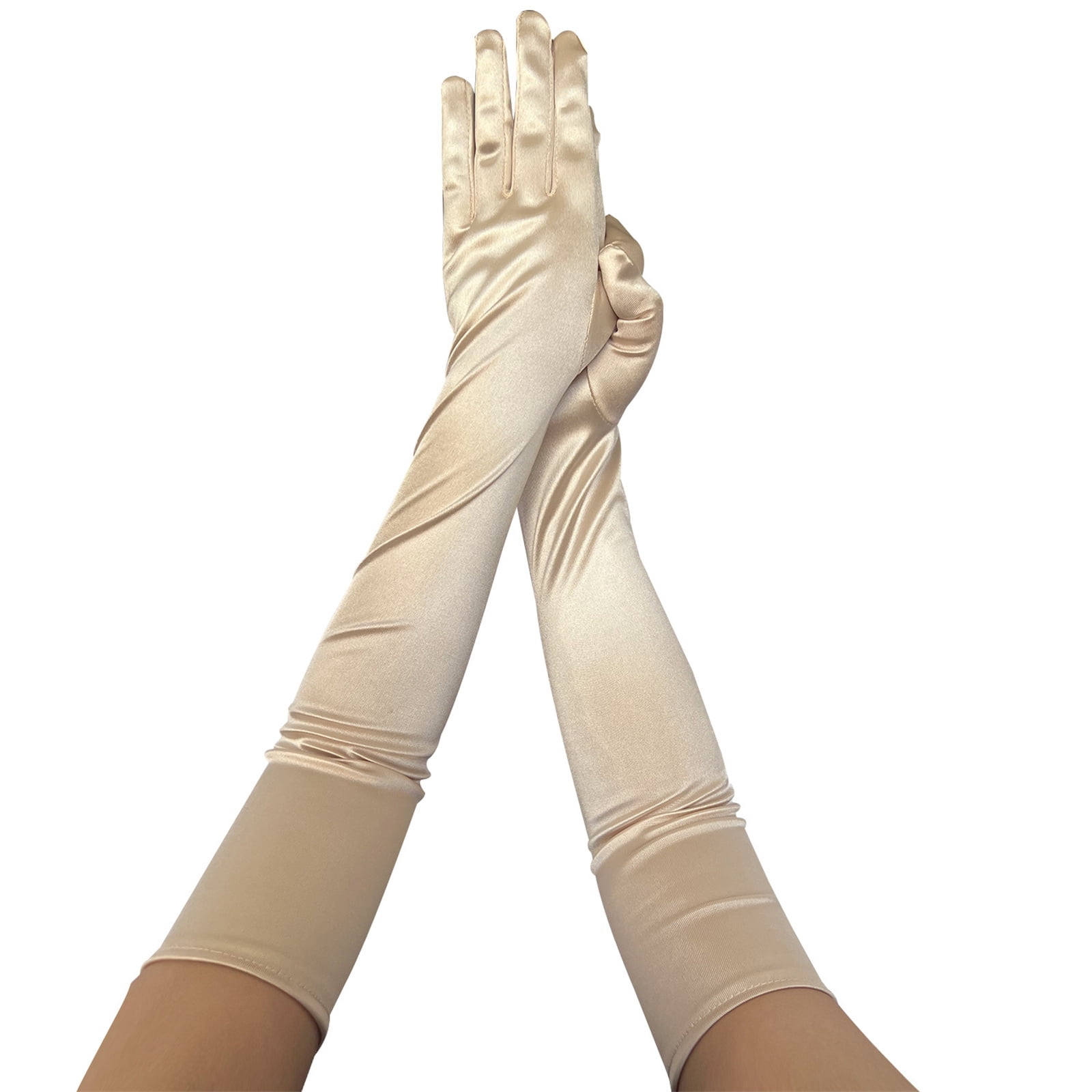Elegant Gloves Full Finger Gloves for Proms Concert Evening Banquet ...
