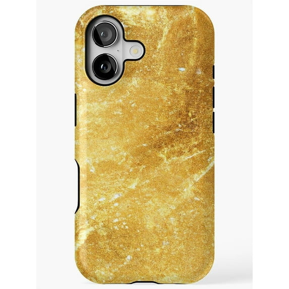 Elegant Gold Foil Abstract Brush Stroke Modern Print iPhone Case 17 16 ...