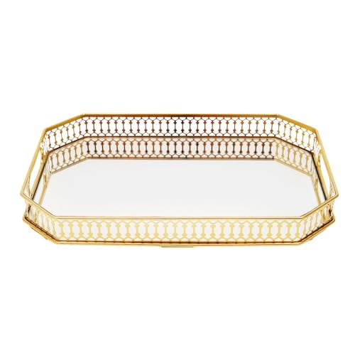 Elegant Gold Rectangular Desk Organizer - Walmart.com
