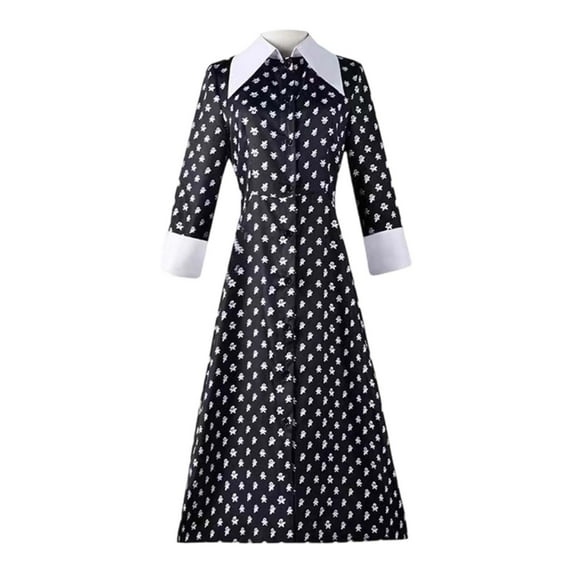 Elegant Gothic Lolita Wednesday Addams Dress Style Party Formal Gown ...