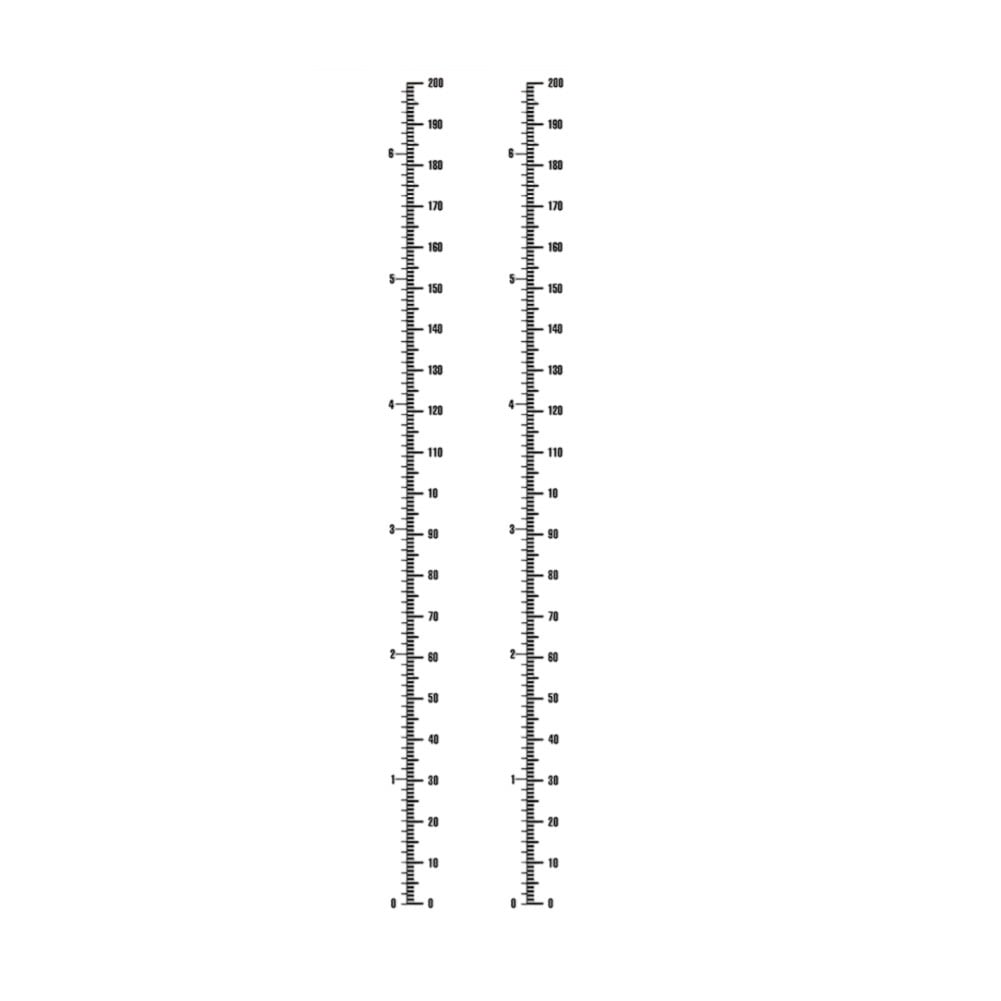Elegant Growth Chart Wall Sticker for Kids Room with Clear Height Scale ...