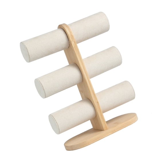 Elegant Hair Tie Display Rack Versatile Jewelry Presentation Stand Wood ...
